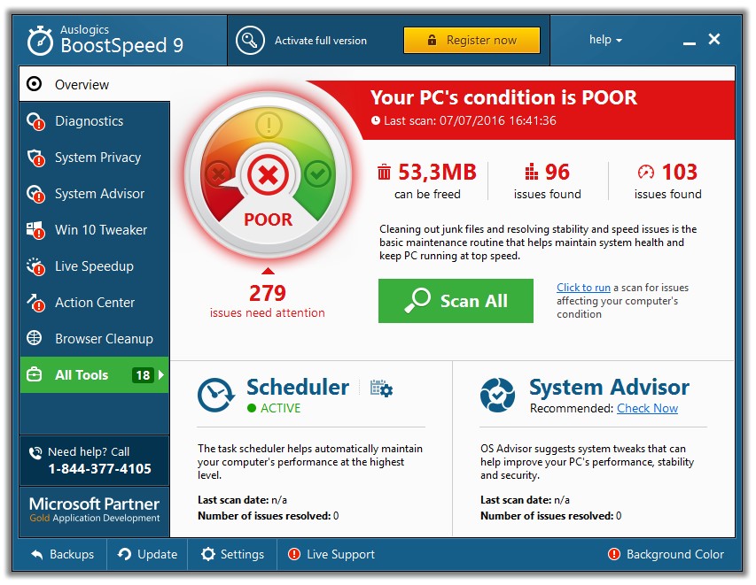 Auslogics BoostSpeed - Sayro Digital