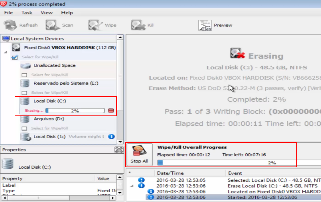 Zero Fill Com Active Kill Disk - Sayro Digital