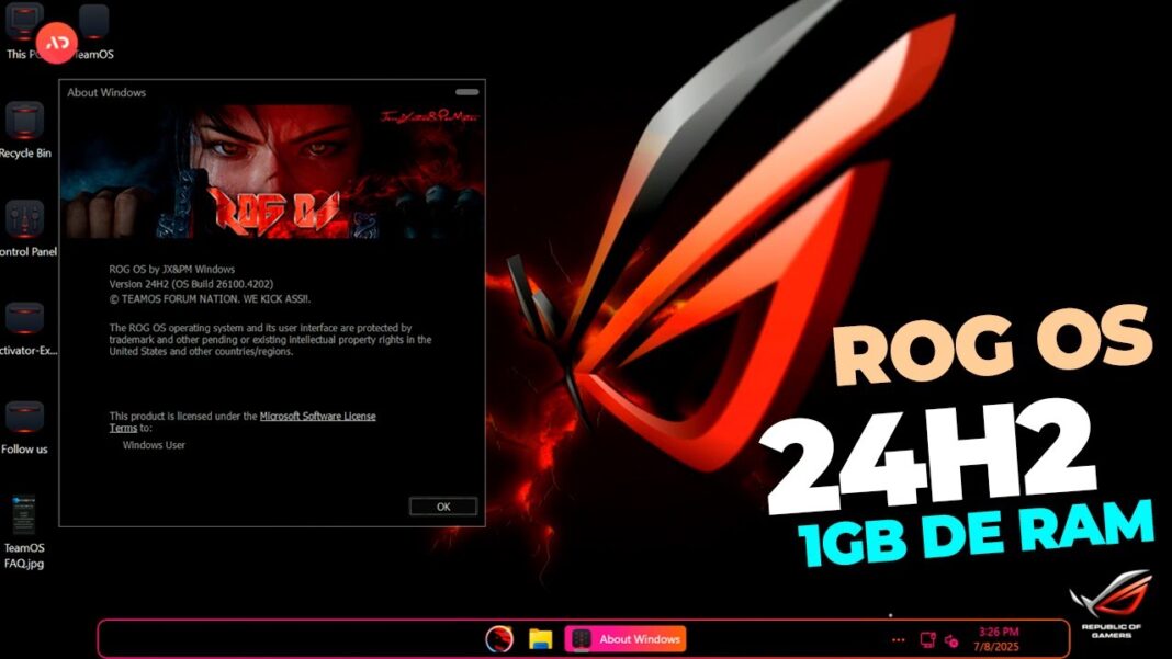 Rog OS 24H2 - Sayro Digital