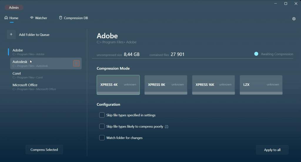 CompactGUI - Sayro Digital